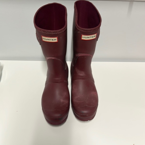 Hunter | Shoes | Used Hunter Boots Still Lots Of Life Left In Them ...